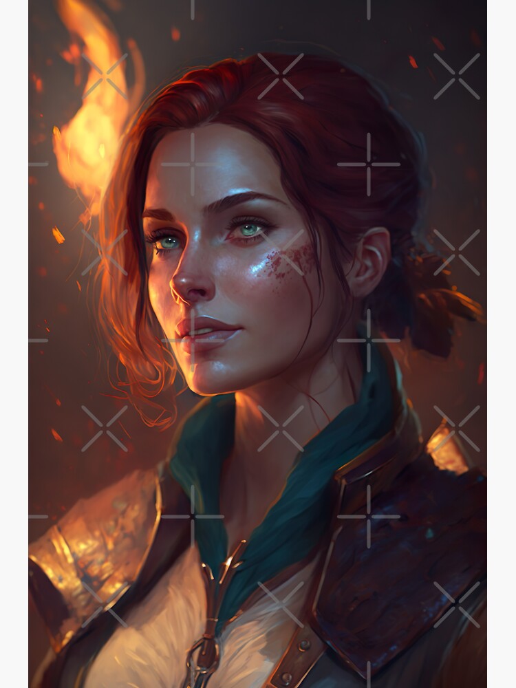 "Triss merigold" Sticker by Haldor-Hawke | Redbubble