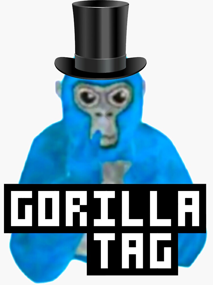 "Gorilla Tag Blue Monkey Top Hat Gorilla Monke Gorilla Tag PFP Maker by ...