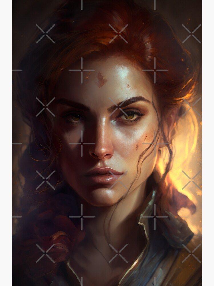 "Triss merigold" Poster by Haldor-Hawke | Redbubble