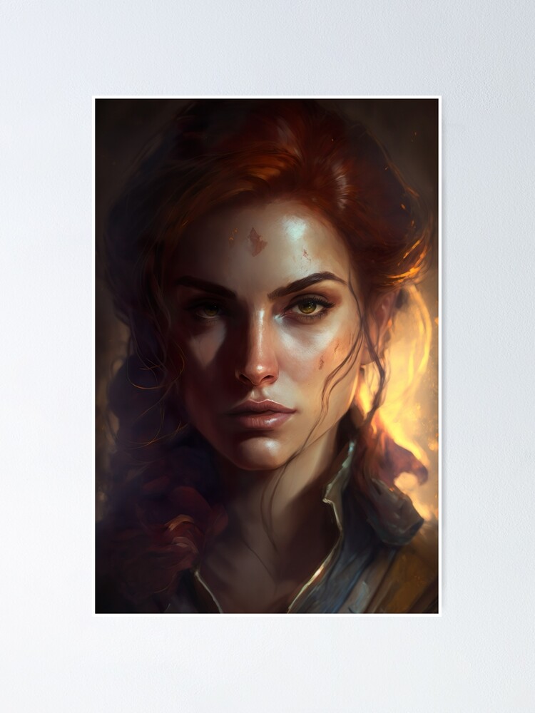 "Triss merigold" Poster by Haldor-Hawke | Redbubble
