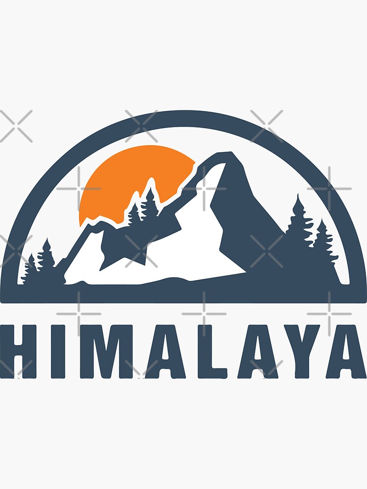 "HIMALAYA" Sticker for Sale by gurvindersohi3 | Redbubble