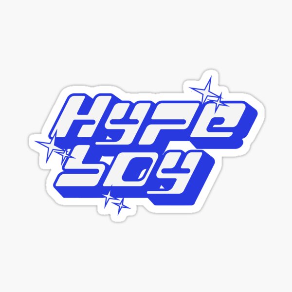 "Hype Boy" Sticker for Sale by ArtNodes | Redbubble