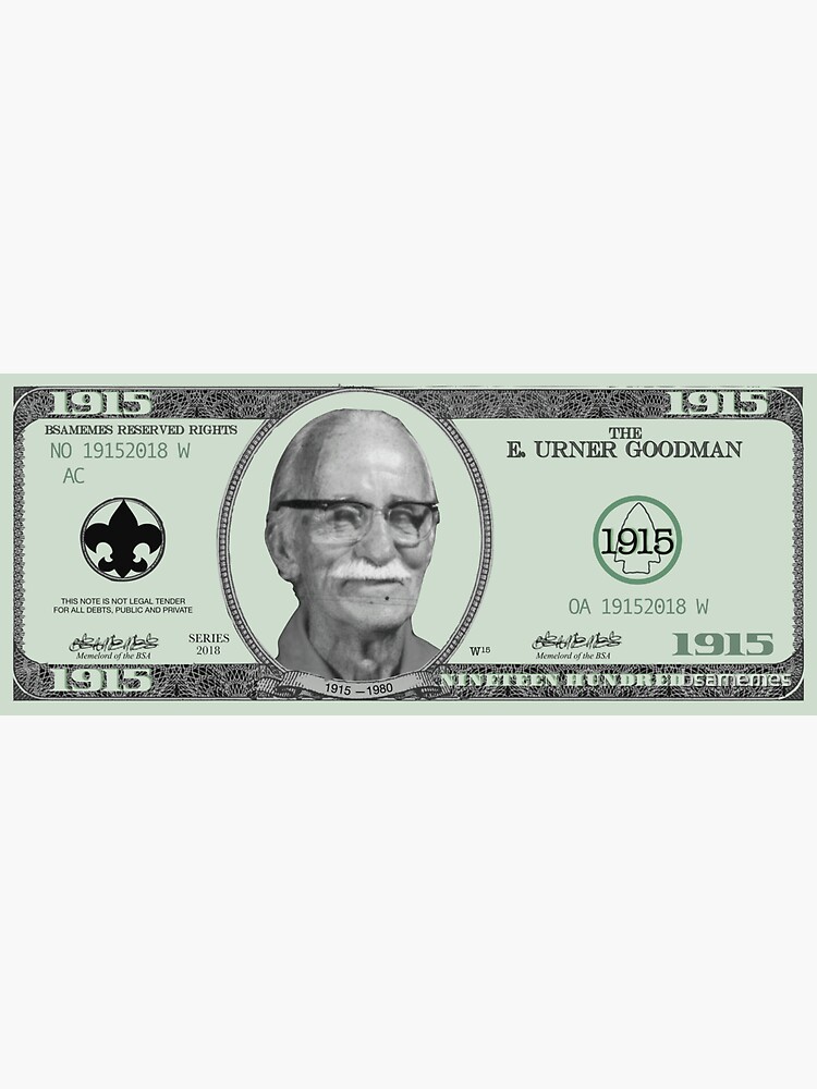 "E. Urner Goodman Bill" Sticker for Sale by bsamemes | Redbubble