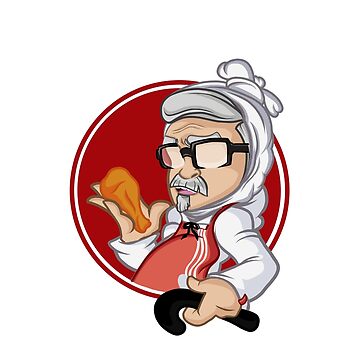 "KFC CHARACTER GRAFFITI" Sticker for Sale by thecopong | Redbubble