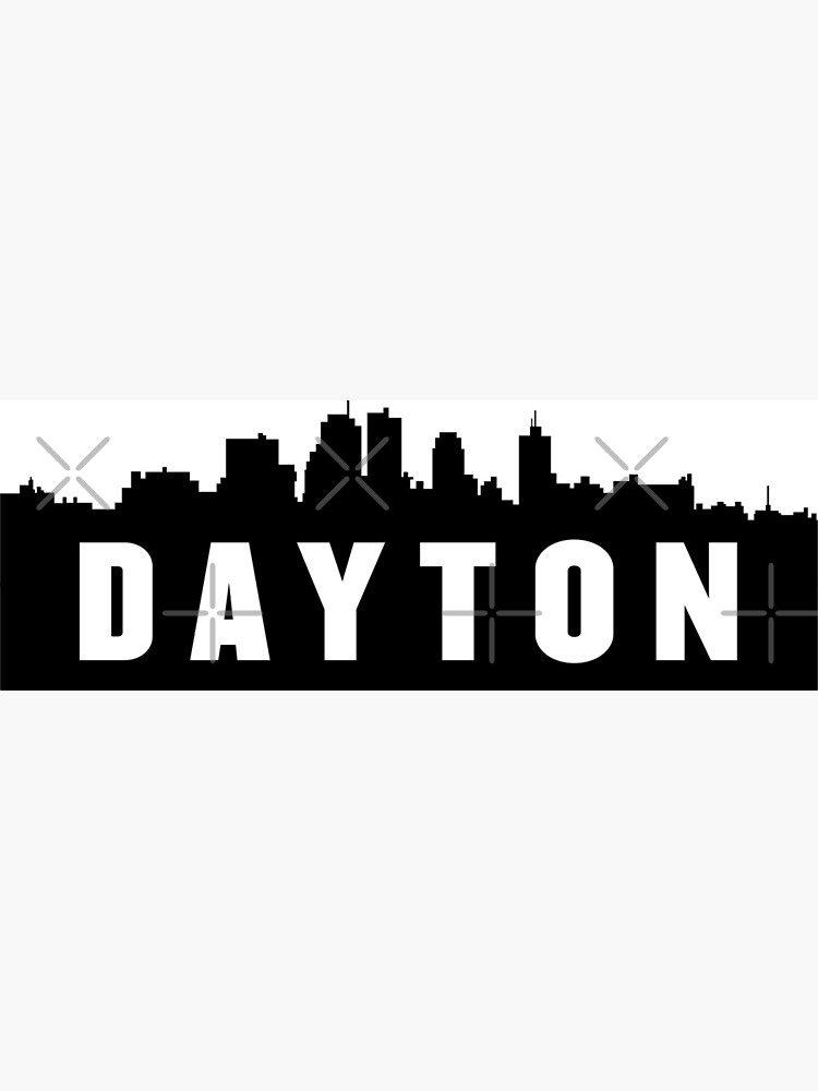 "Dayton, Ohio City Skyline" Art Print by Ashleylcoop | Redbubble
