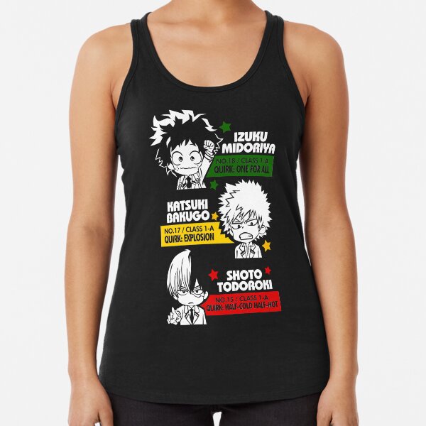 Deku Shoto And Bakugo Tank Tops | Redbubble