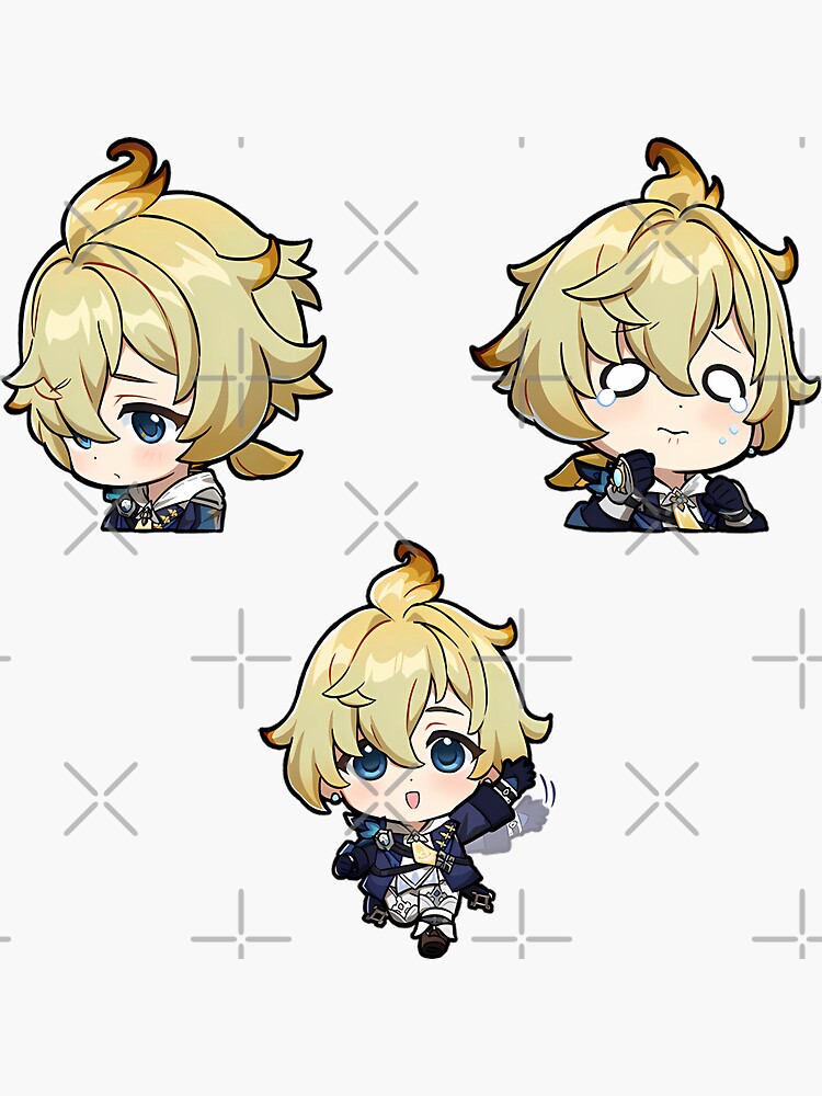 "Mika Pack | Genshin Impact" Sticker for Sale by sunichan | Redbubble