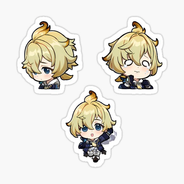 "Mika Pack | Genshin Impact" Sticker for Sale by sunichan | Redbubble