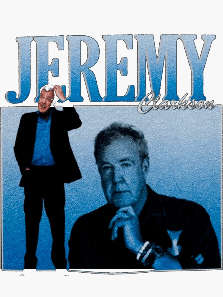 "Jeremy Clarkson" Sticker for Sale by SHOPMACCCC | Redbubble