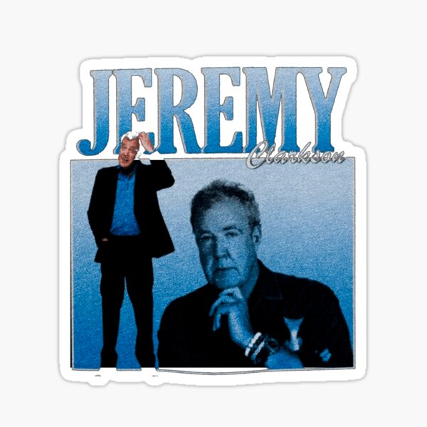 "Jeremy Clarkson" Sticker for Sale by SHOPMACCCC | Redbubble