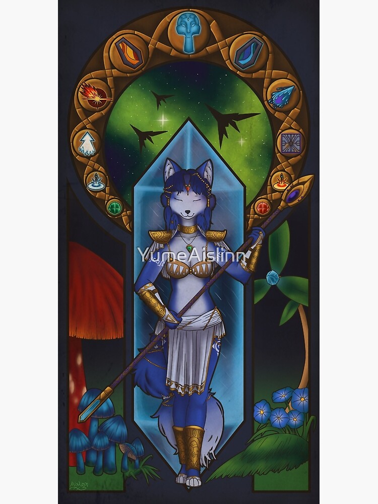 Krystal Nouveau (Star Fox Adventures) Premium Matte Vertical Poster ...
