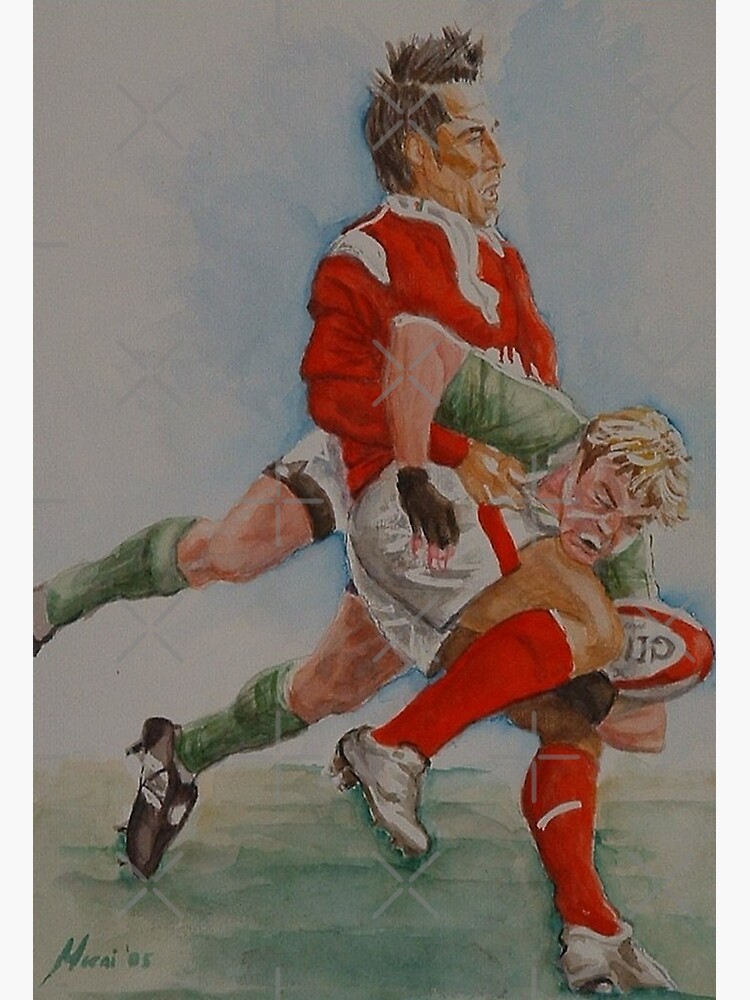 "WELCOME TO WALES CROESO Y GYMRU II RUGBY UNION" Poster for Sale by ...