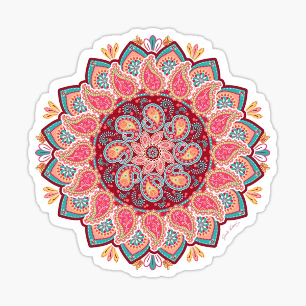 Paisley Stickers | Redbubble