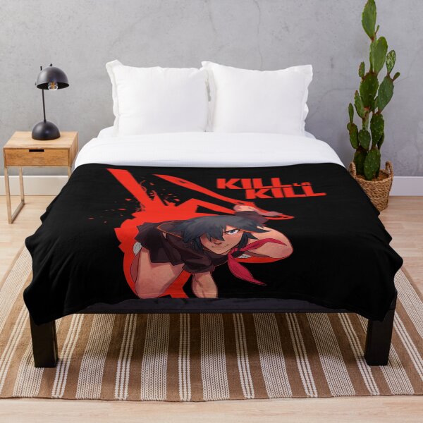 Plaid avec l'œuvre « ryuko ryuko ryuko ryuko ryuko ryuko ryuko ryuko ...