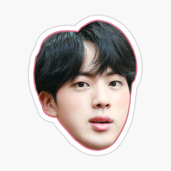 "Cute Jin BTS Sticker! " Sticker for Sale by KpopTokens | Redbubble