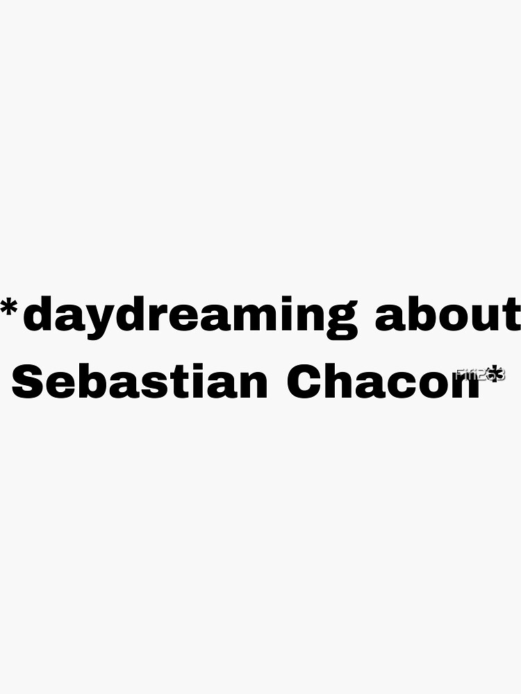"Sebastian chacon" Sticker for Sale by Fifi263 | Redbubble