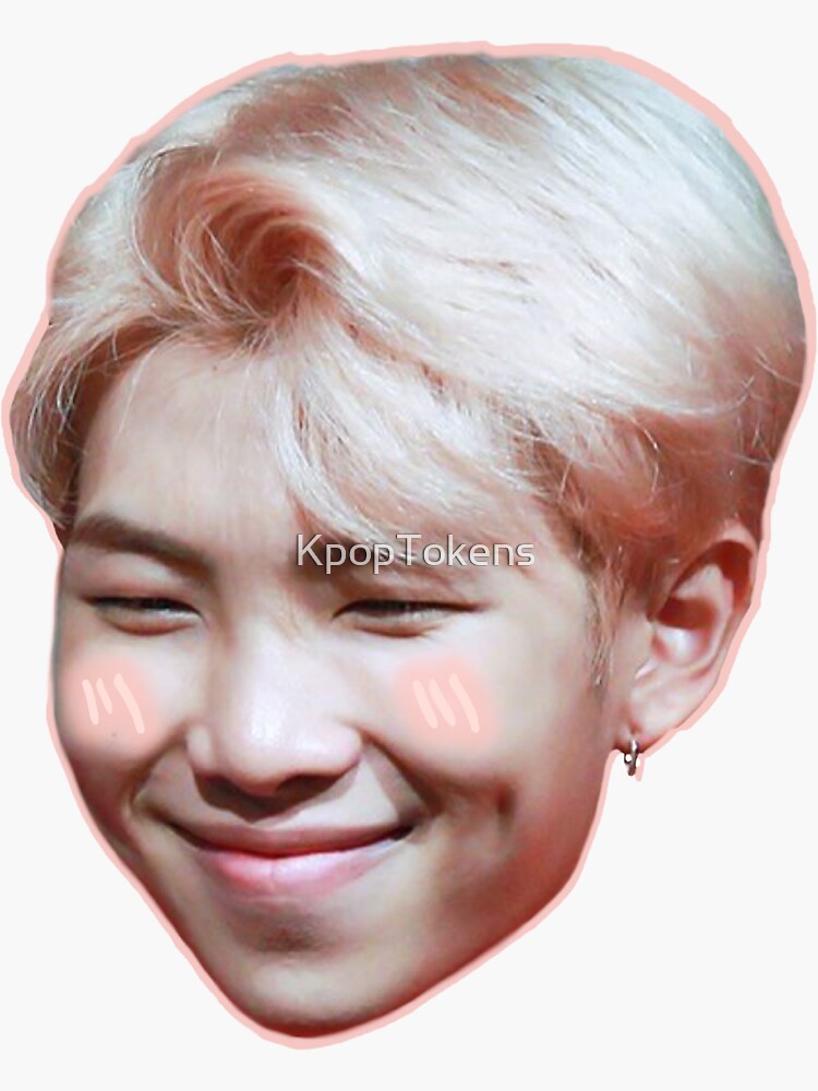 "Cute Kim Namjoon RM BTS Sticker" Sticker for Sale by KpopTokens ...