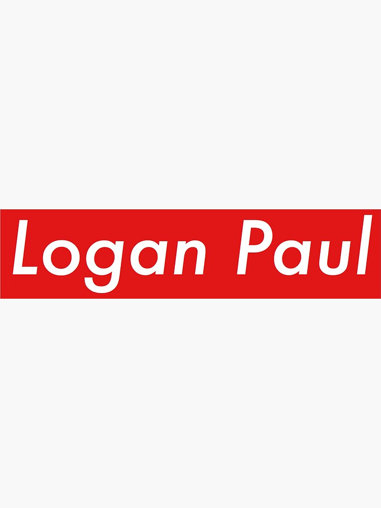 "Logan Paul" Sticker by michelemcnulty | Redbubble