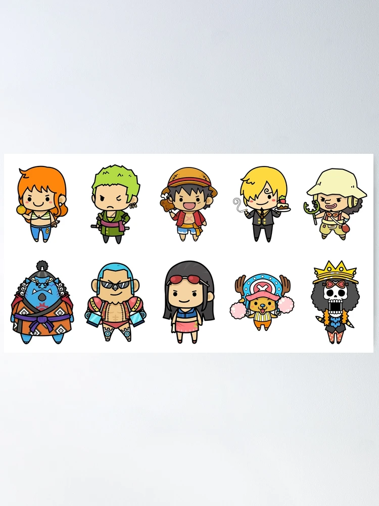 Chibi One Piece Personages