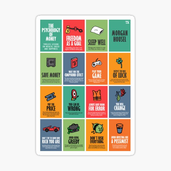 "Insights The Psychology of Money (Morgan Housel)" Sticker for Sale by ...