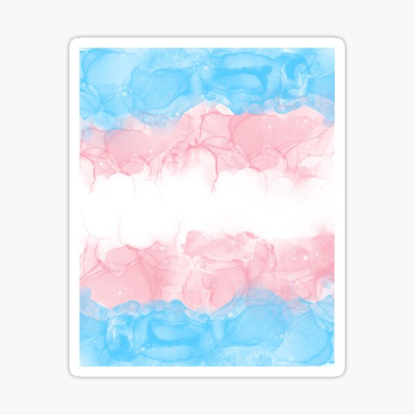 "Subtle Trans Pride Flag" Sticker for Sale by Pridish | Redbubble