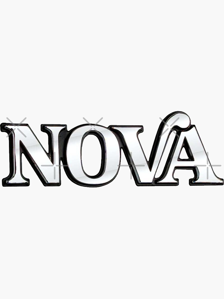 "Chevy Nova Logo" Sticker for Sale by Thundersnake666 | Redbubble