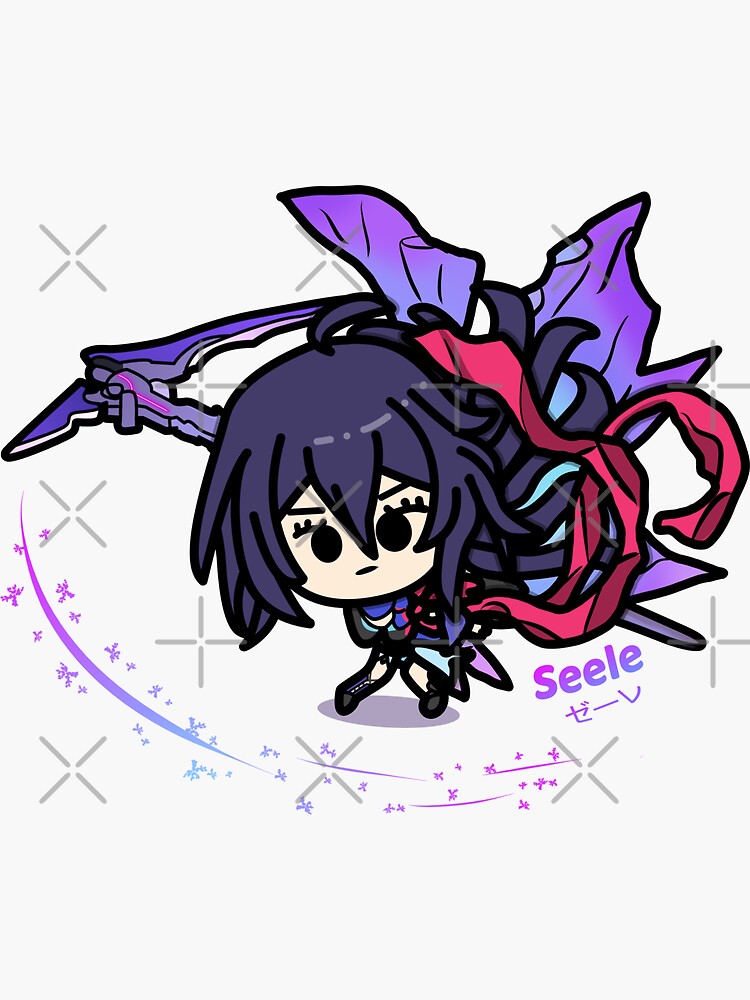 "seele (honkai star rail) | (fan-art by smoomaru)" Sticker for Sale by ...