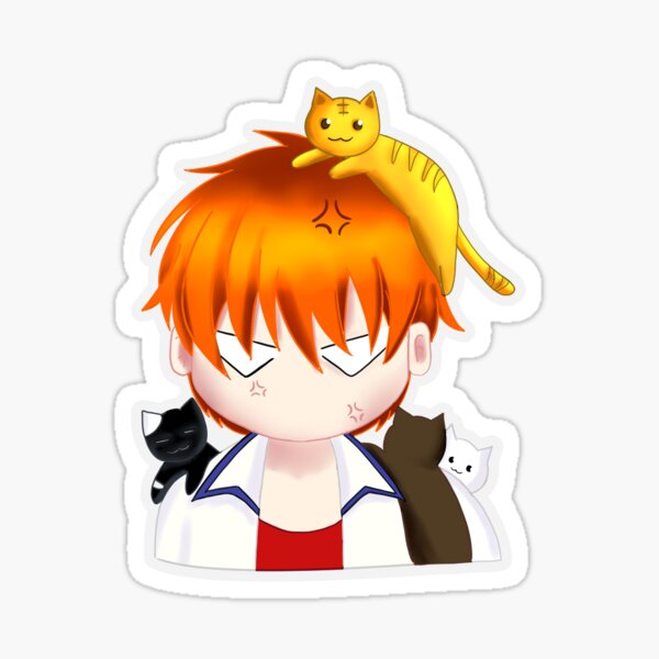 "fruit basket anime from kyo" Sticker for Sale by nelitdesign | Redbubble