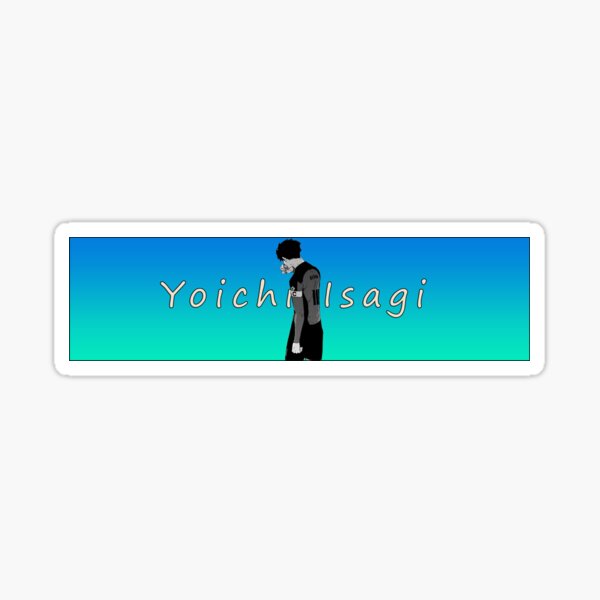 "Yoichi Isagi - Blue Lock" Sticker for Sale by Harukuradesu0 | Redbubble