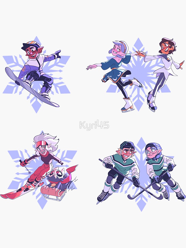 "TOH Bundle - Winter Sport AU (CHOOSE MEDIUM SIZE)" Sticker for Sale by ...