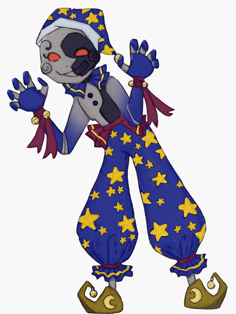 "Moon: FNAF Security Breach [Colored Sketch]" Sticker for Sale by ...