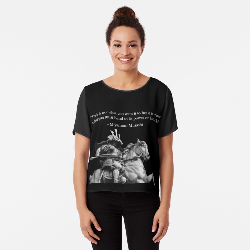 "Miyamoto Musashi Quote - Truth" Poster for Sale by Reed-Inc | Redbubble