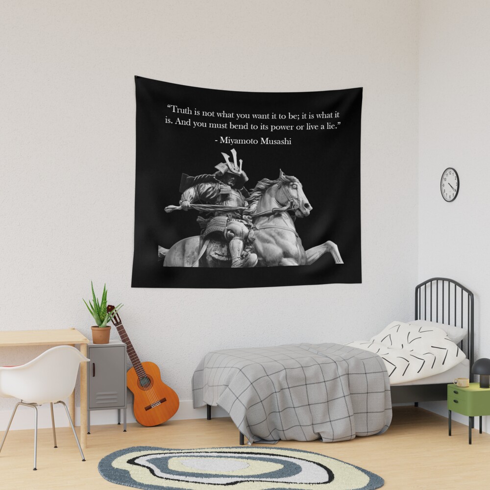 "Miyamoto Musashi Quote - Truth" Poster for Sale by Reed-Inc | Redbubble