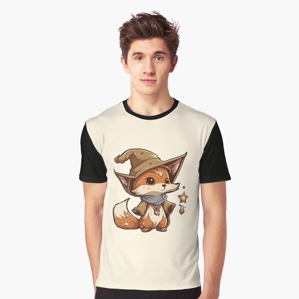 "Cute star wizard fox" Sticker for Sale by tunevisuals | Redbubble