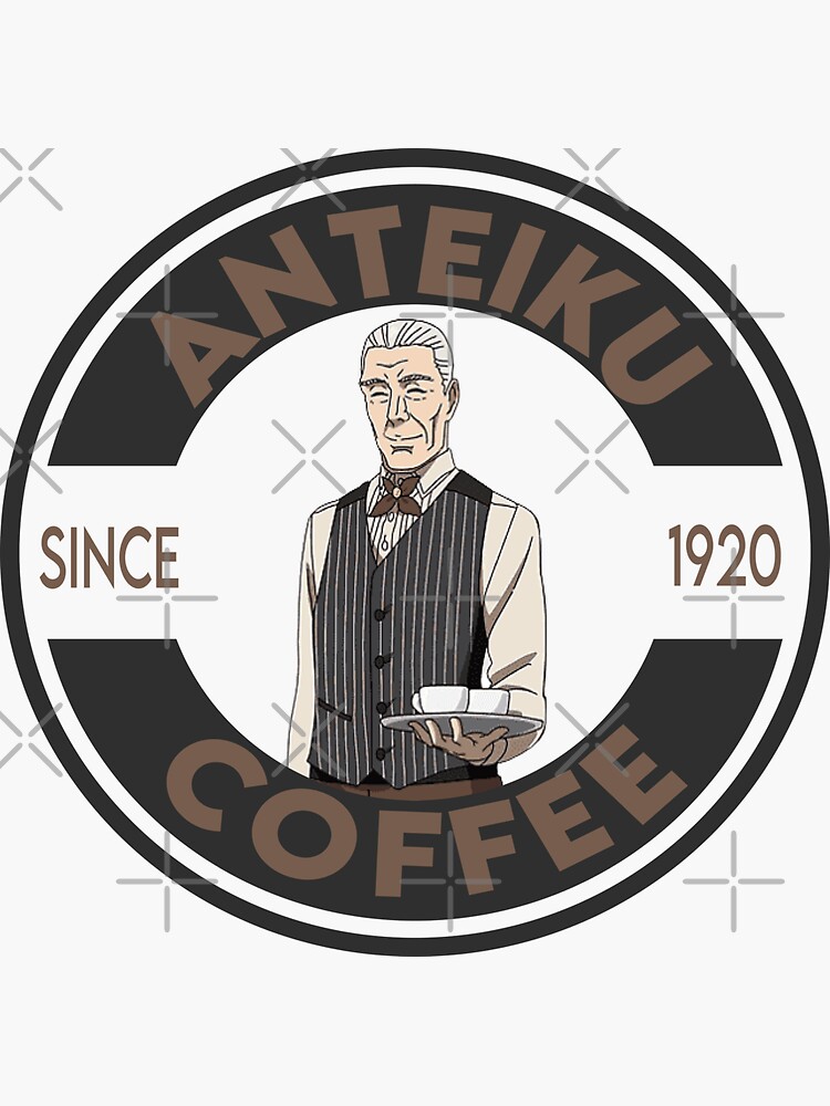 "Anteiku Coffee" Sticker for Sale by Cupsofdreams | Redbubble