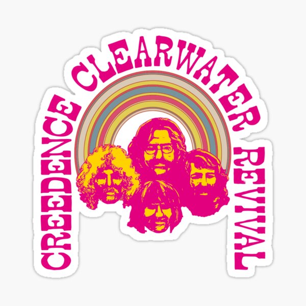 "Creedence Clearwater Revival" Sticker for Sale by GRAFIKA65 | Redbubble