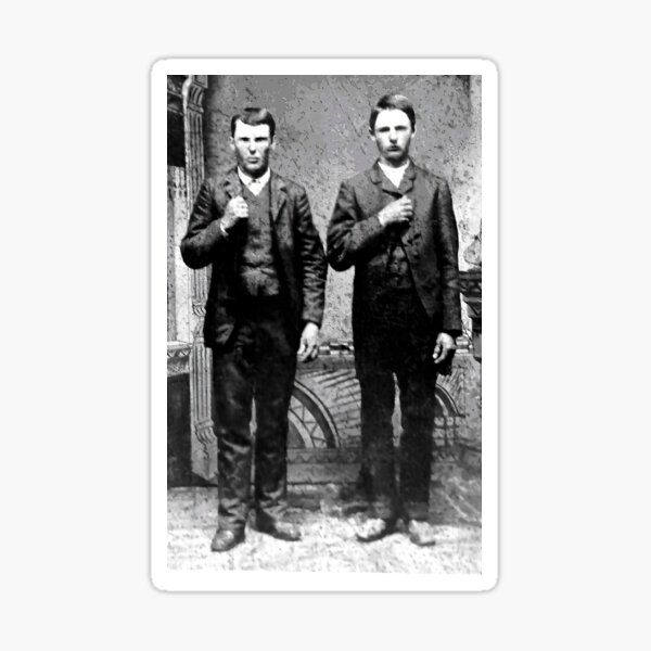 "Brothers Frank and Jesse James 1872" Sticker for Sale by Daniel ...