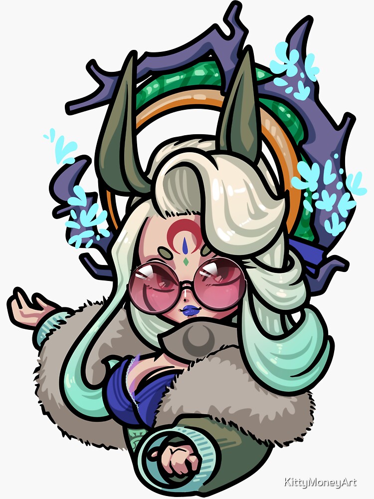 "Heng Yue Chang E Dislyte Sexy Bunny" Sticker for Sale by KittyMoneyArt ...