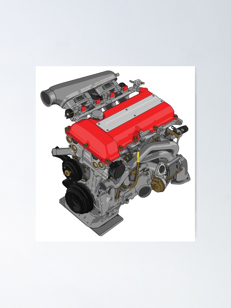 "SR20 sticker" Poster by ArtyMotive | Redbubble