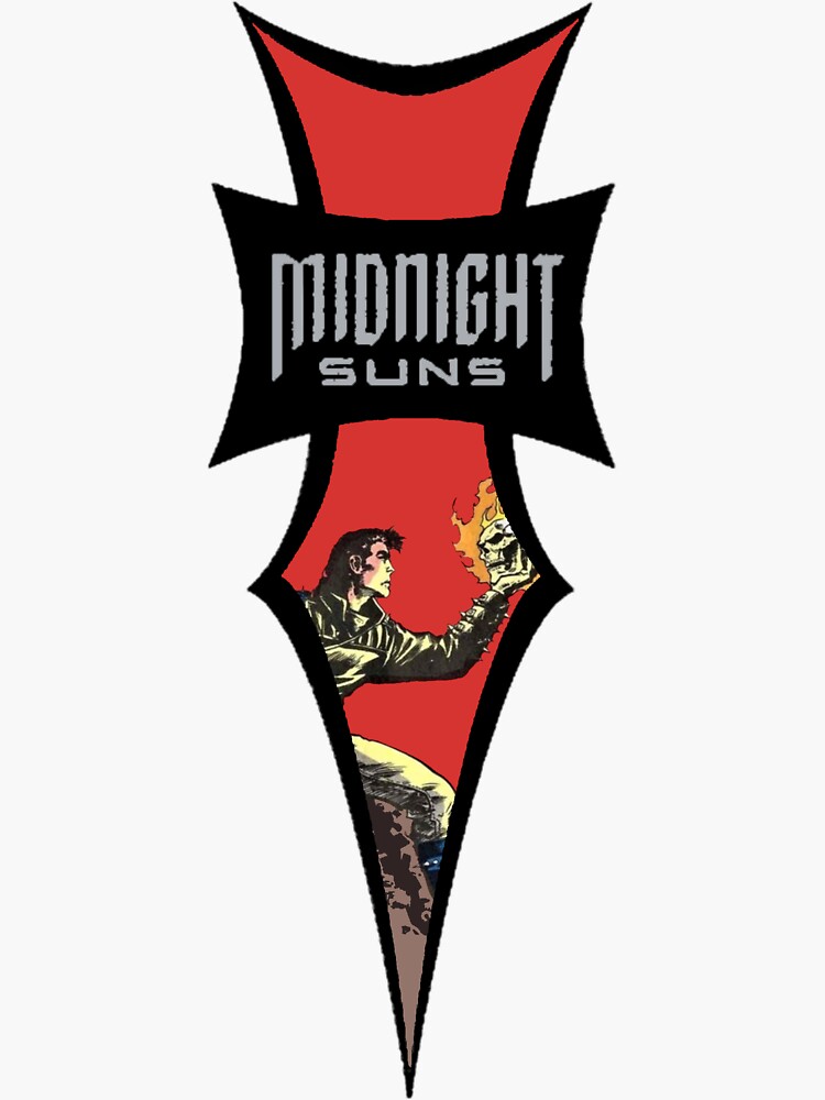 "Danny Ketch Ghost Rider Midnight Suns Logo " Sticker for Sale by ...