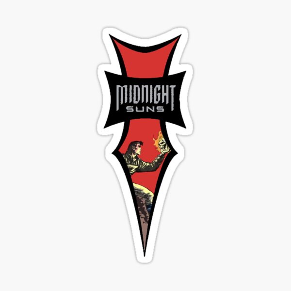 "Danny Ketch Ghost Rider Midnight Suns Logo " Sticker for Sale by ...