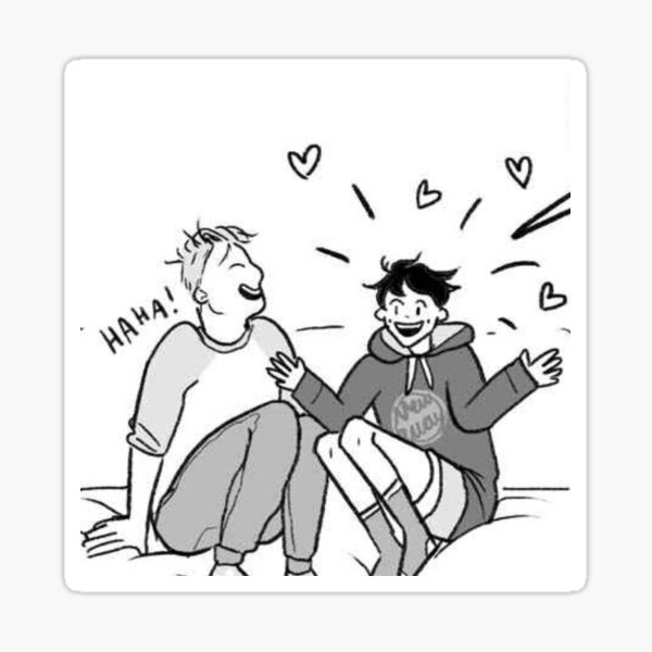 "Heartstopper Comic Panel" Sticker by aryryki-art | Redbubble