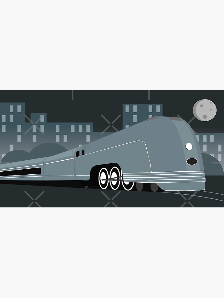 "Streamliner Train At Night" Poster for Sale by AmtrakGuy365 | Redbubble