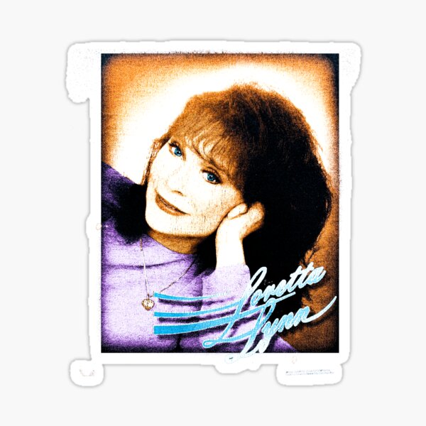 "Loretta Lynn" Sticker for Sale by ntalladysli6 | Redbubble