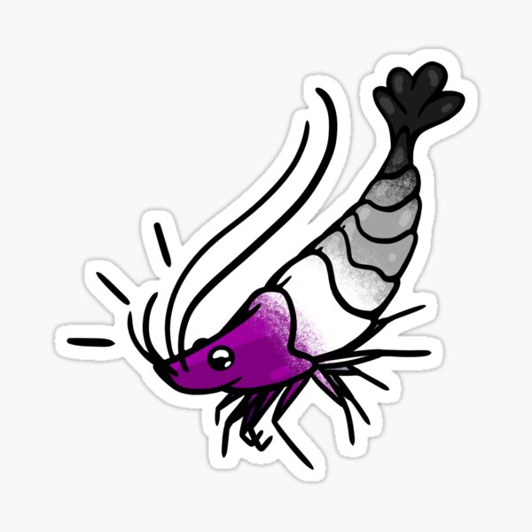 "Ace Shrimp" Sticker for Sale by Nahvi | Redbubble