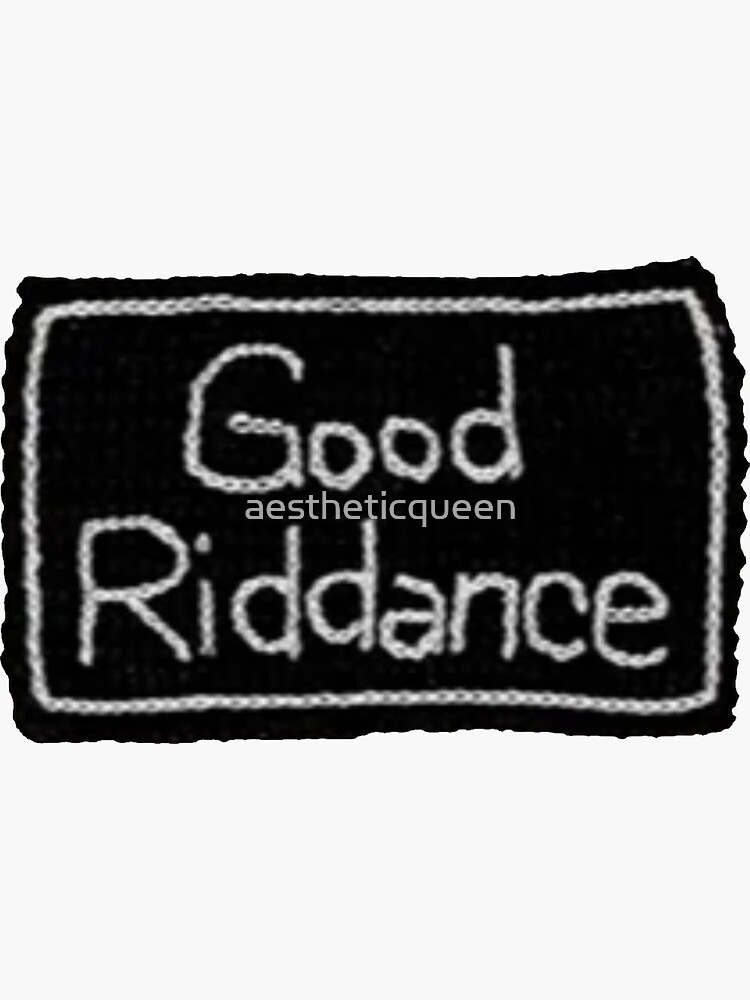 "Good Riddance Crochet" Sticker for Sale by aestheticqueen | Redbubble