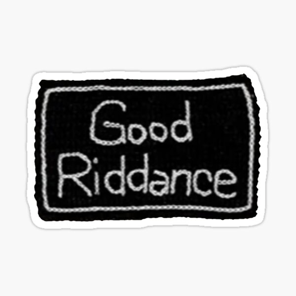 "Good Riddance Crochet" Sticker for Sale by aestheticqueen | Redbubble