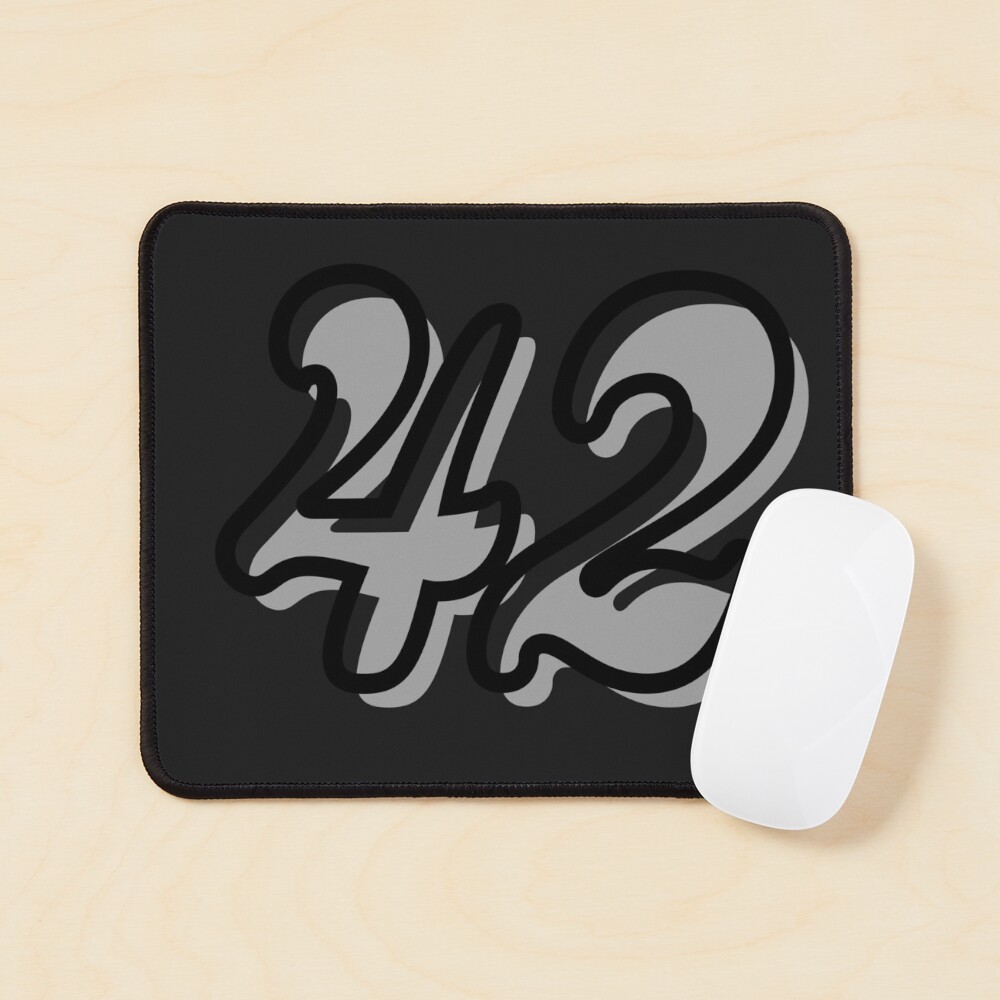 "Number 42" Sticker for Sale by mankindvm | Redbubble