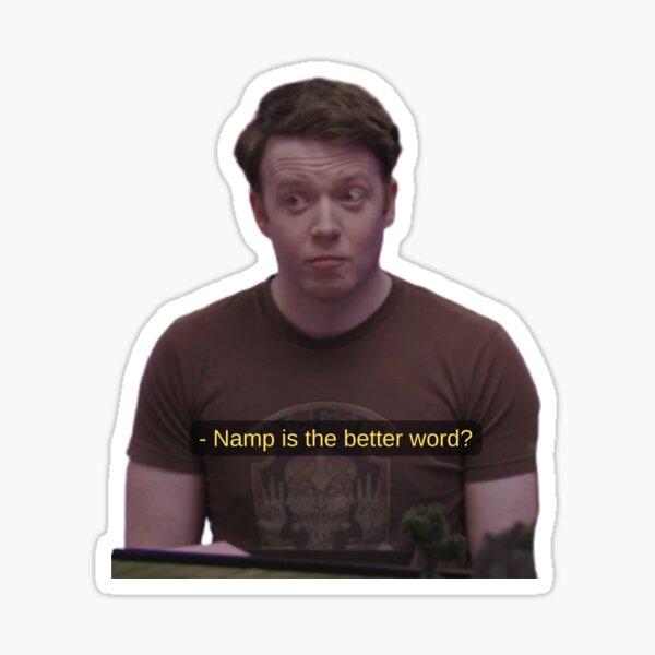 "Namp is the better word - Misfits and Magic" Sticker for Sale by ...