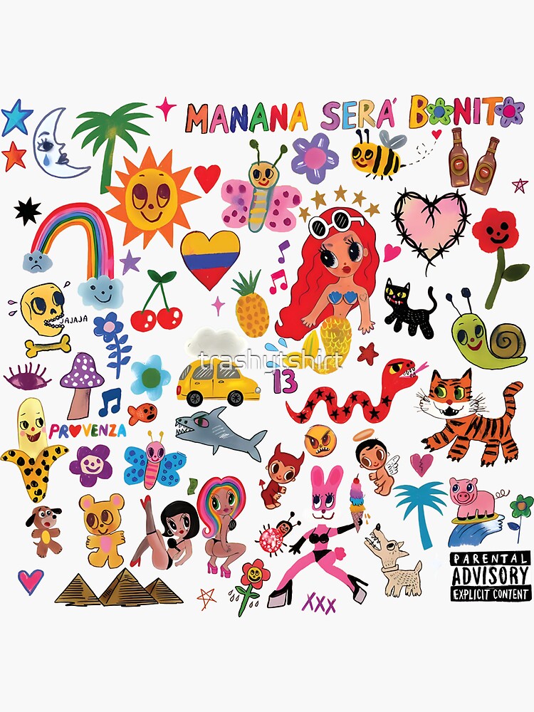 "karol g mañana will be bonito" Sticker by trashytshirt | Redbubble